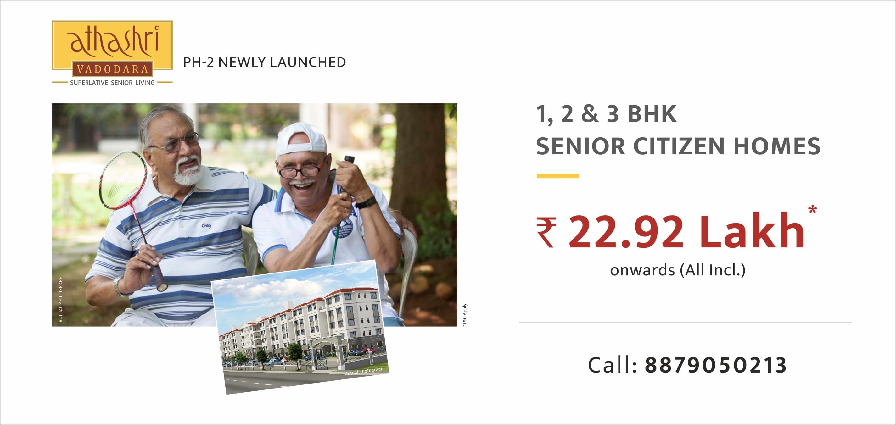 Senior Citizen Housing Projects - Athashri Vadodara | Paranjape