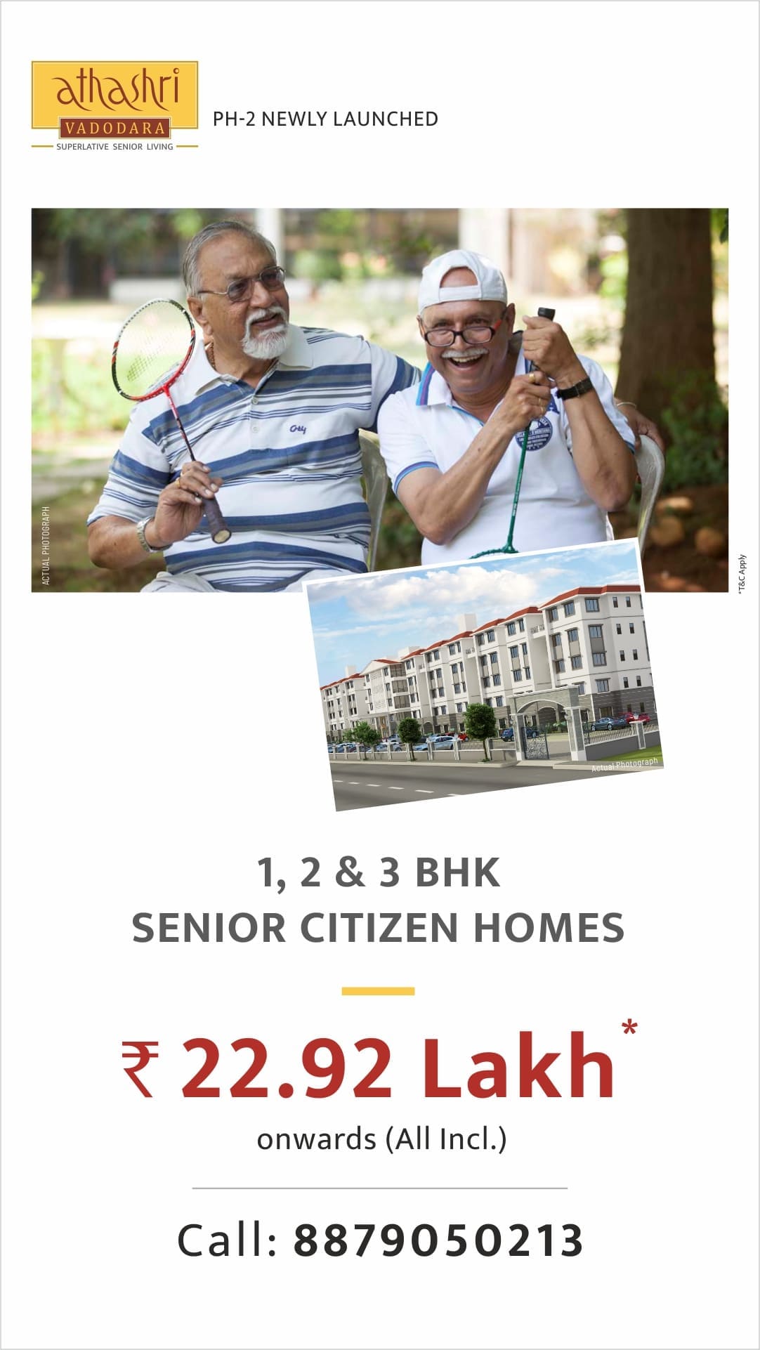 Senior Citizen Housing Projects - Athashri Vadodara | Paranjape